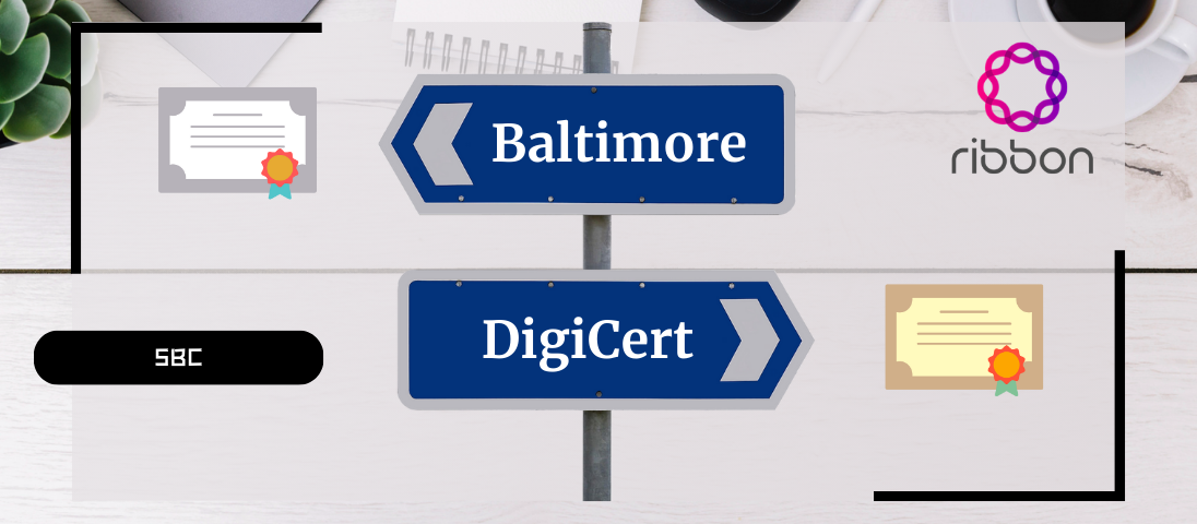 Import the DigiCert Root G2 certificate into a Ribbon SBC